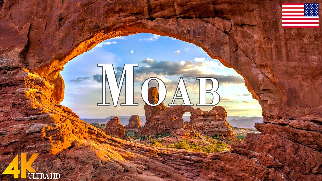 Moab, Utah 4K Ultra HD • Stunning Footage Moab, Scenic Relaxation Film ...