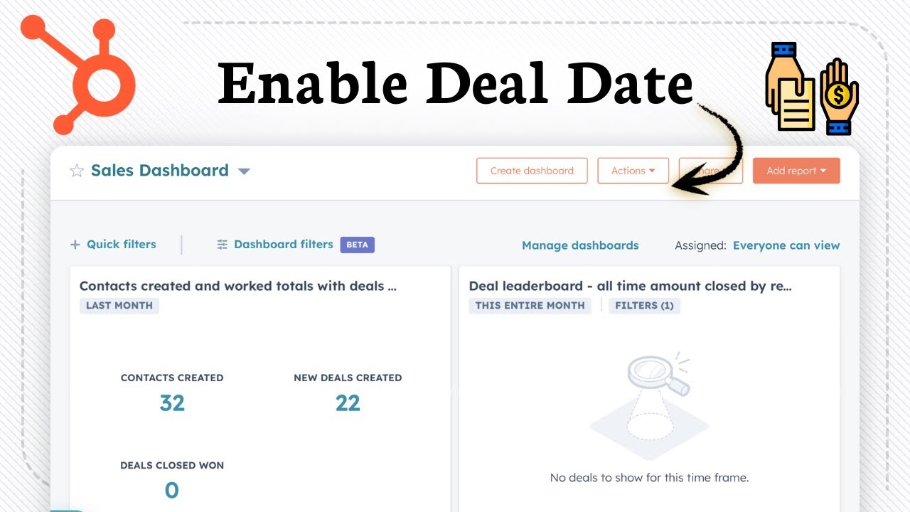 How To Enable HubSpot Deal Close Date (Closing Date Setup) - YouTube