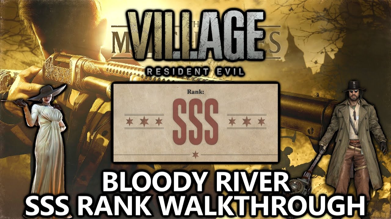 Resident Evil 8 Village Winter's Expasion - Mercenaries: Bloody River - SSS Rank Walkthrough ...