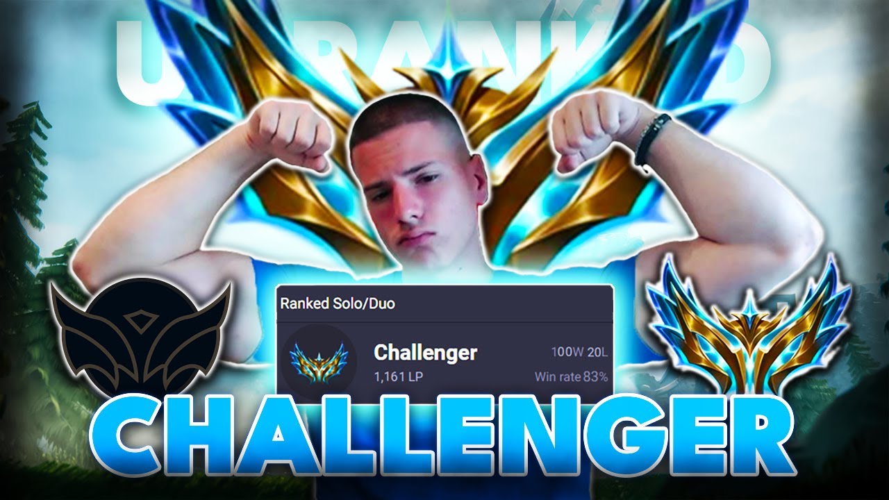 THIS MUST BE A WORLD RECORD - 83% WINRATE CHALLENGER | Unranked to ...