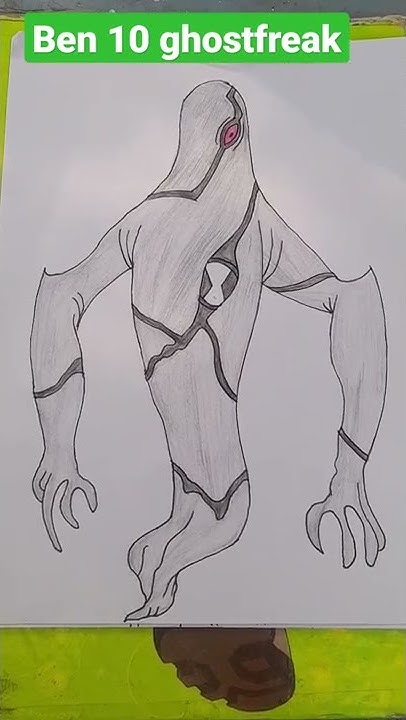 ben 10 drawing ghostfreak alien , how to draw ben 10 , ben 10 drawing all alien #shorts , #ben10 ...