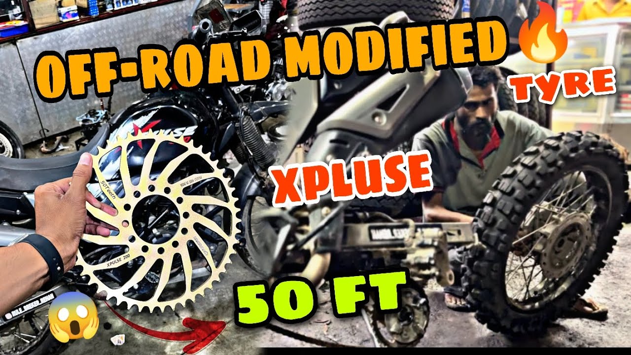 How To Modify Your Hero Xpluse 200 For A Off-Road - YouTube