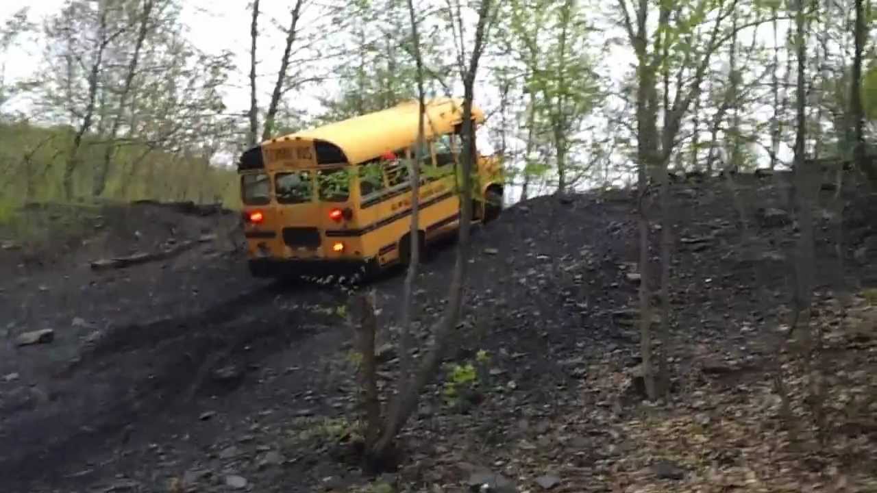 hill climbing short bus - YouTube