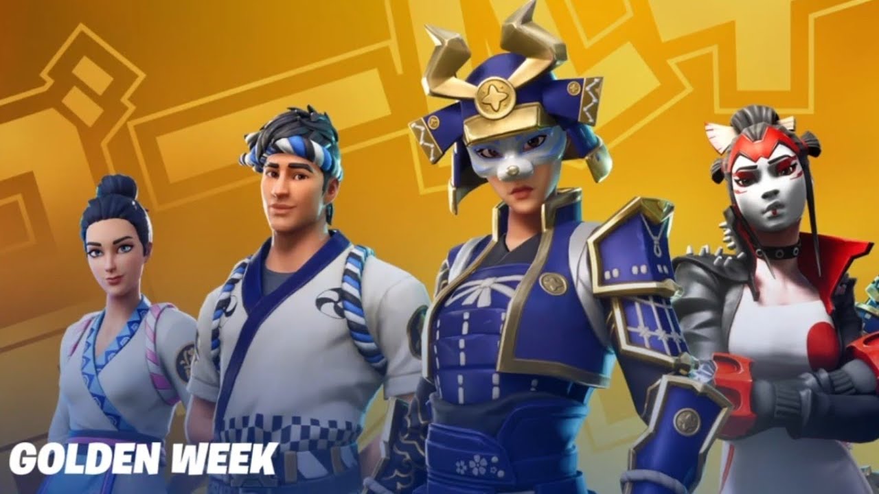 Fortnite Item Shop - "Golden Week" - YouTube