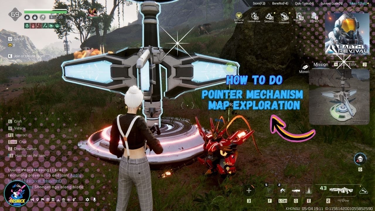 Pointer Mechanism Map Exploration || Earth Revival #earthrevival - YouTube