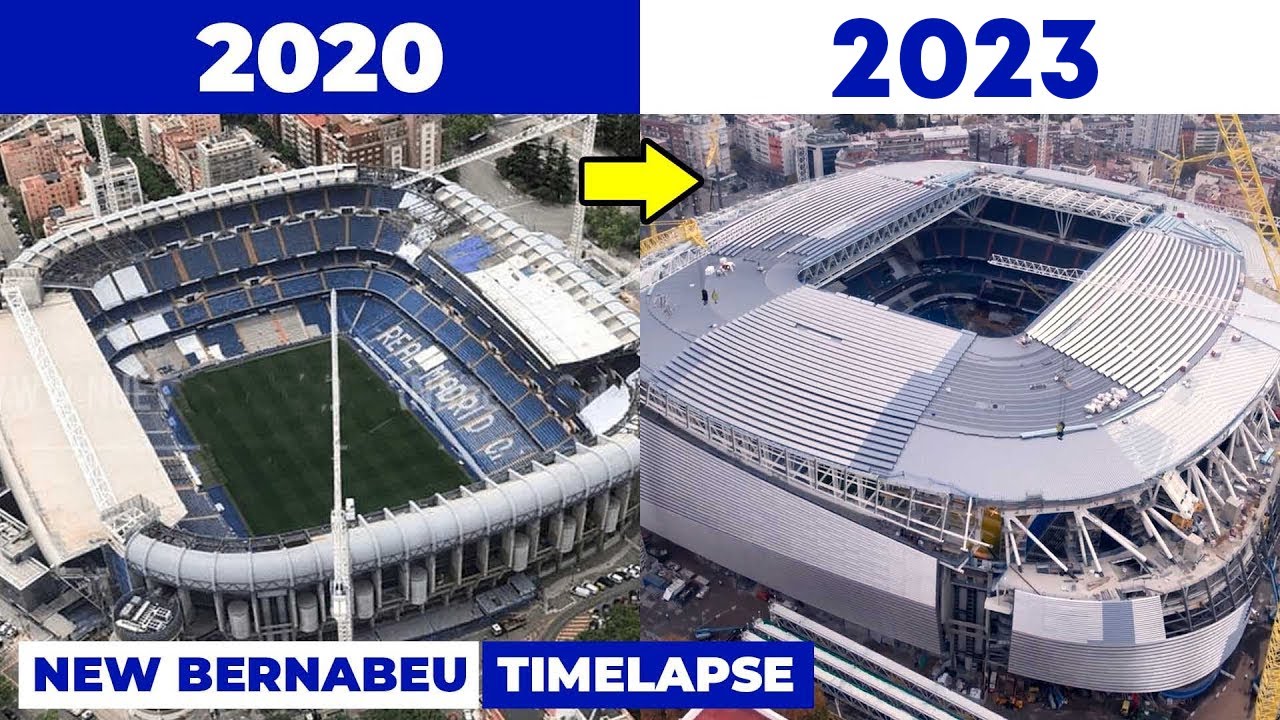 New Bernabeu Timelapse Construction 2020-2023 - YouTube
