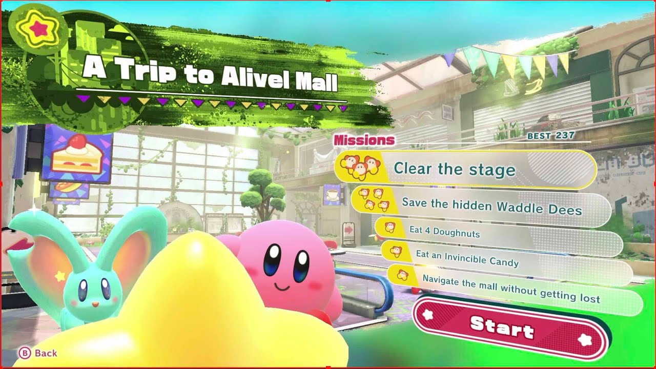 Kirby and the Forgotten Land – Natural Plains – A Trip to Alivel Mall ...