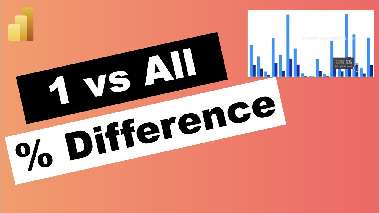 Power BI calcuation to visualize percentage difference between one and ...