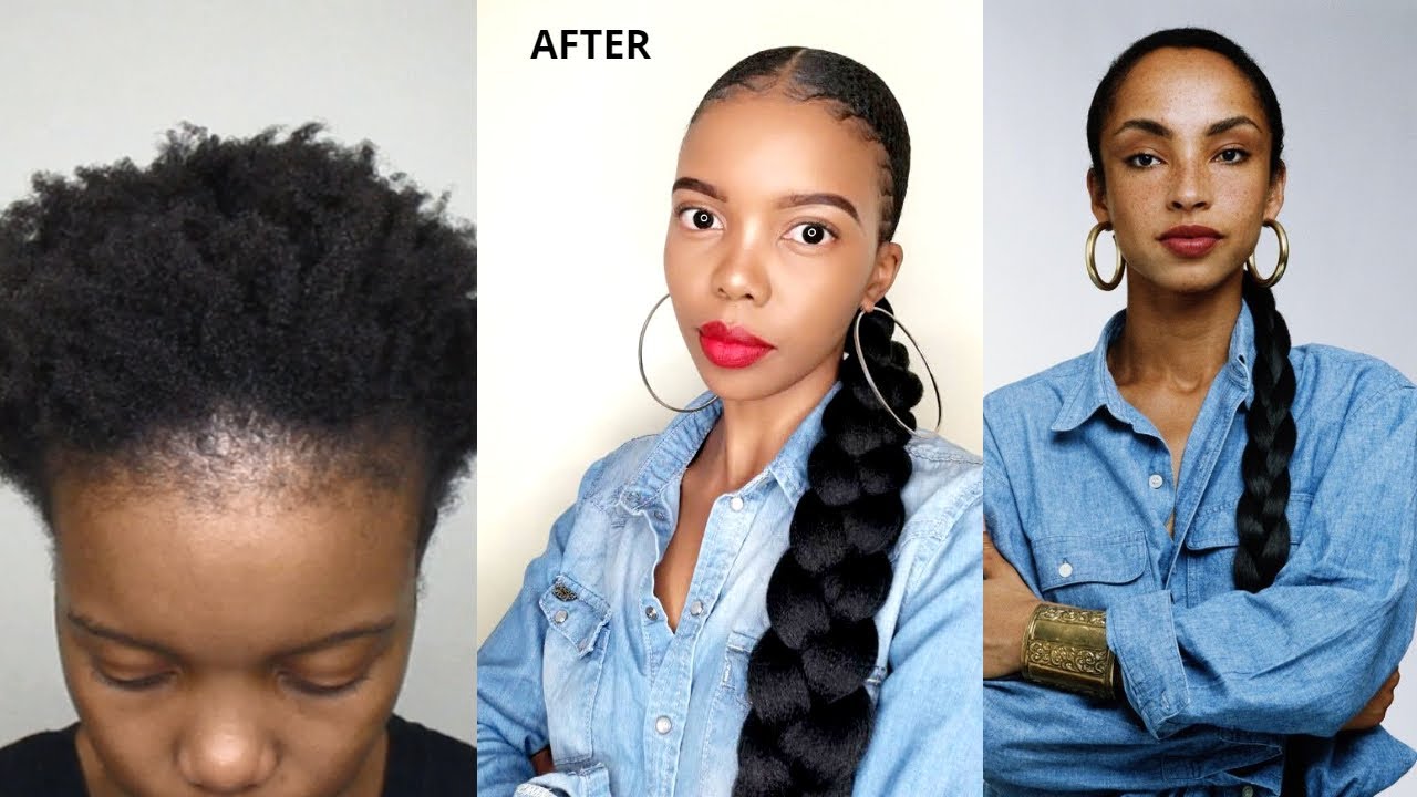 R9,99/$0.67 LOW BRAIDED PONYTAIL| SADE INSPIRED PONYTAIL |4C HAIR ...