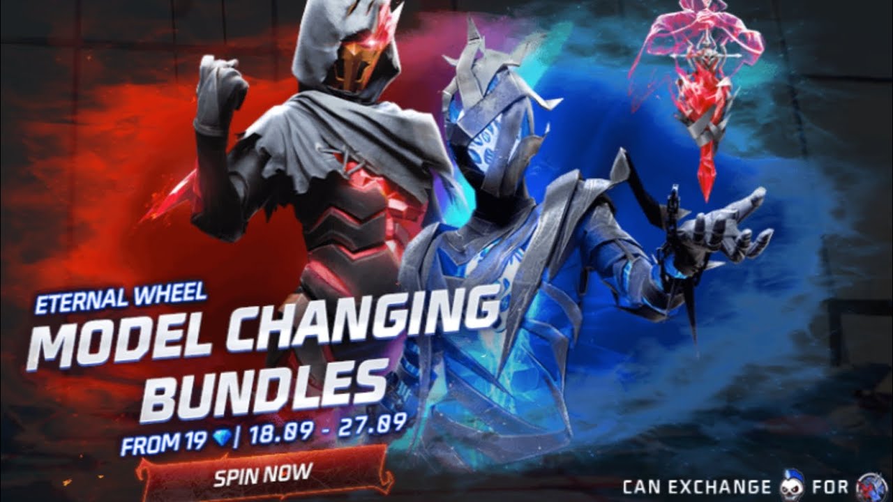 NEW EVENT ETERNAL WHEEL MODEL CHANGING BUNDLE FF| NEW AVENGER BUNDLE ...