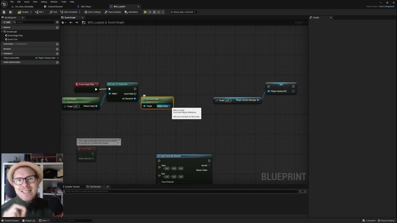 05 - FPS - UE5 - Look At System. Tracing the Look Direction. - YouTube