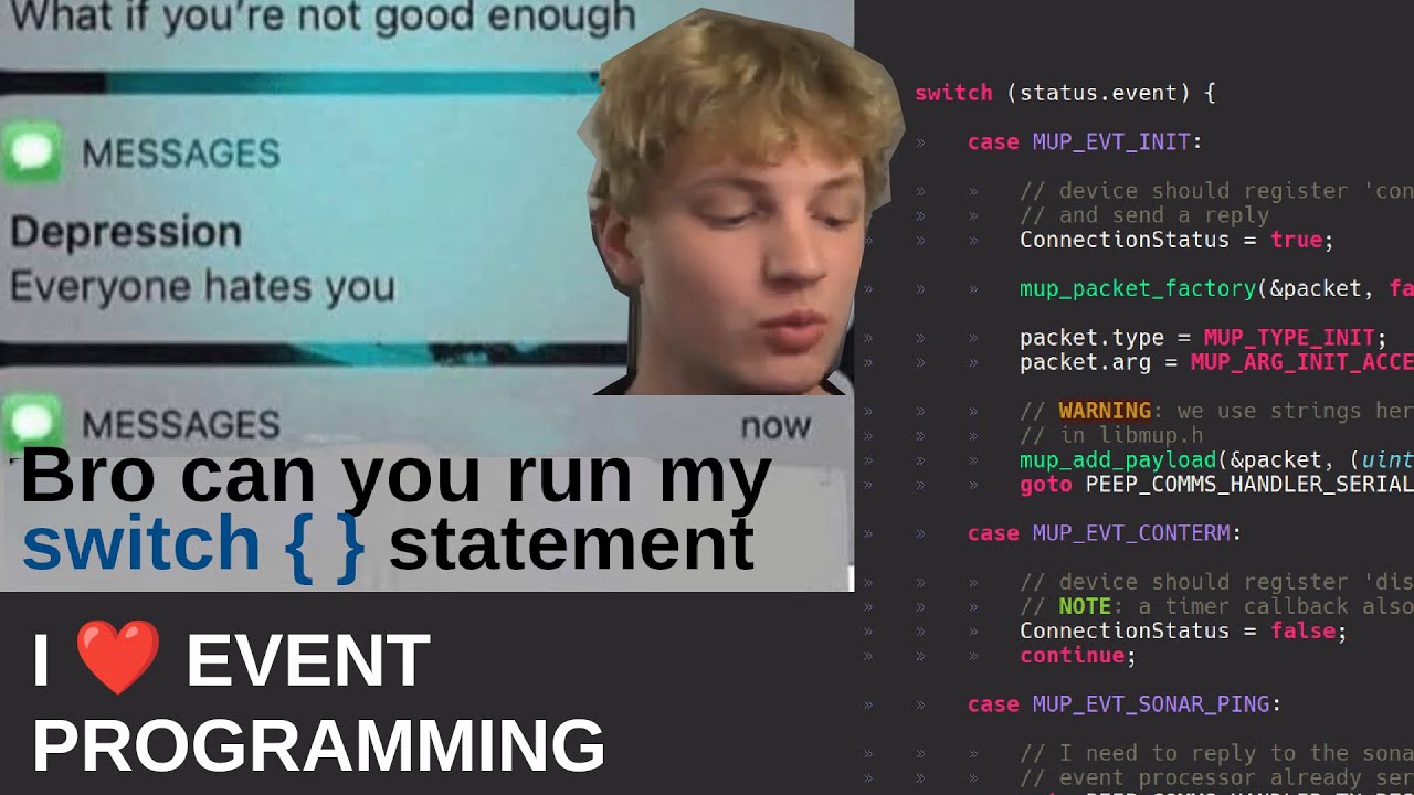 My Event Driven Programming Era - YouTube