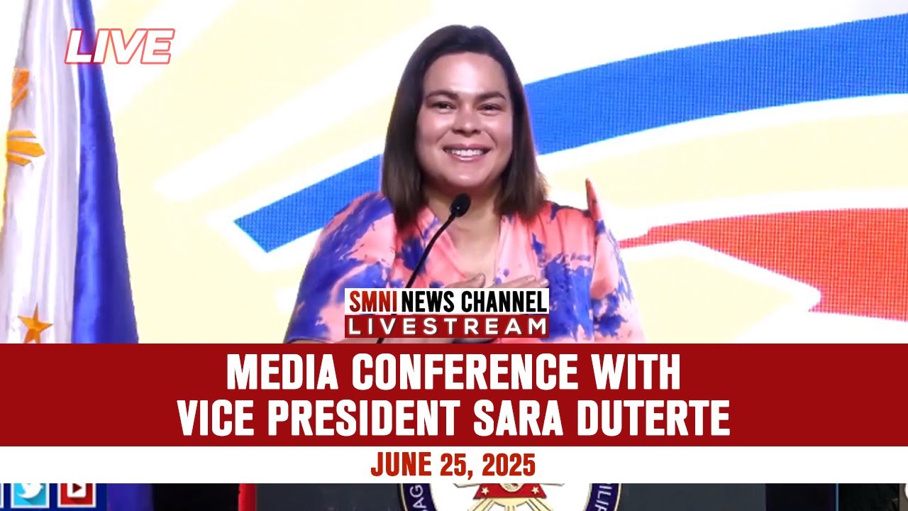 LIVE: Media Conference with Vice President Sara Duterte | June 25, 2025 ...