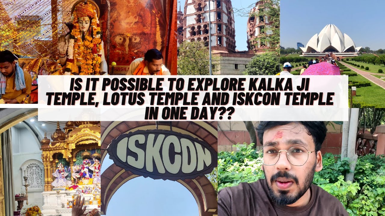 Kalkaji Mandir || lotus temple || Iskcon temple Delhi #iskcontemple # ...