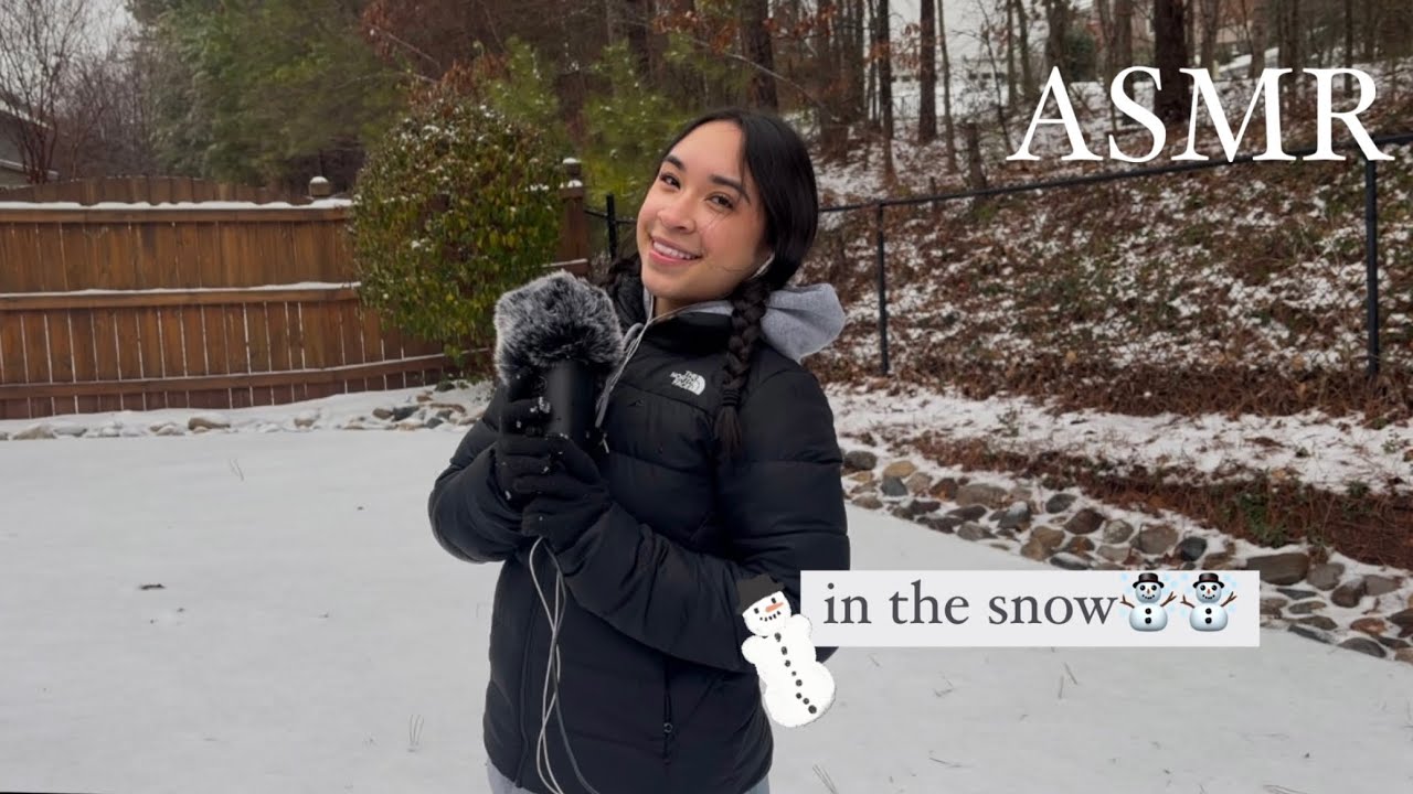 snowy outdoor ASMR☃️🤍 - YouTube