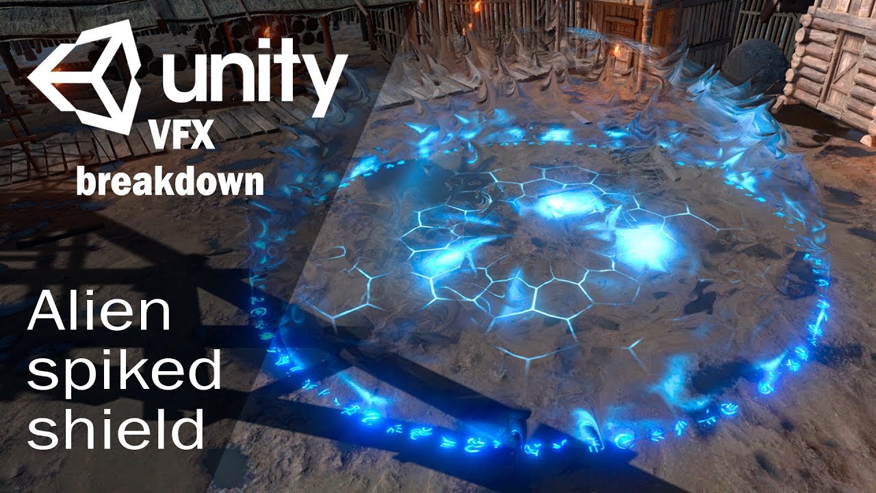 Alien spiked shield | Unity VFX breakdown - YouTube