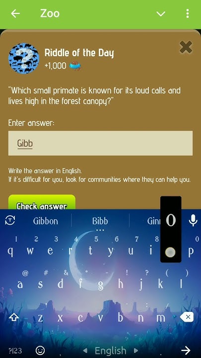 Zoo riddle of the day || zoo telegram bot || zoo bot || telegram - YouTube