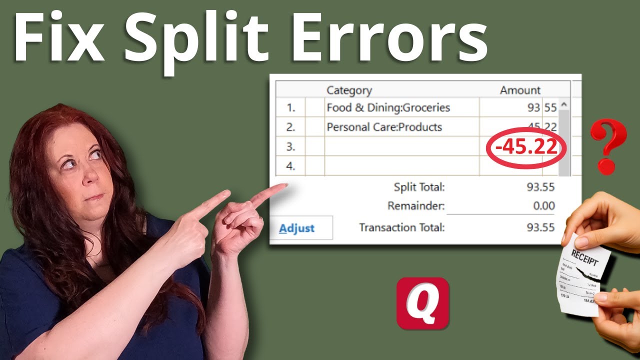 Quicken Split Transactions Made Easy - 3 Real Examples You Need to Know - YouTube