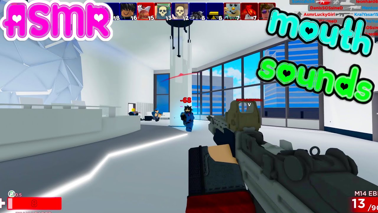 ASMR Roblox 🍀 Arsenal Relaxing Hand + Mouth Sounds 💤 - YouTube