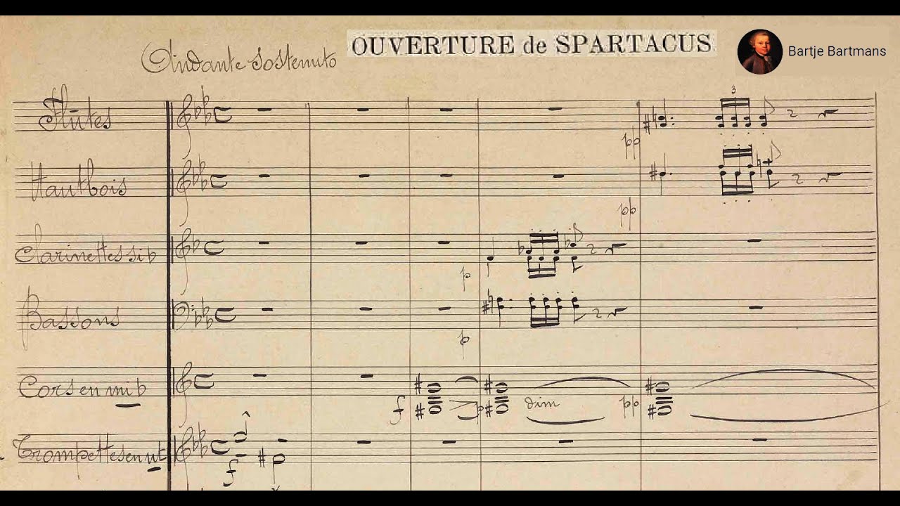 Camille Saint-Saëns - Spartacus Overture (1863-69) - YouTube