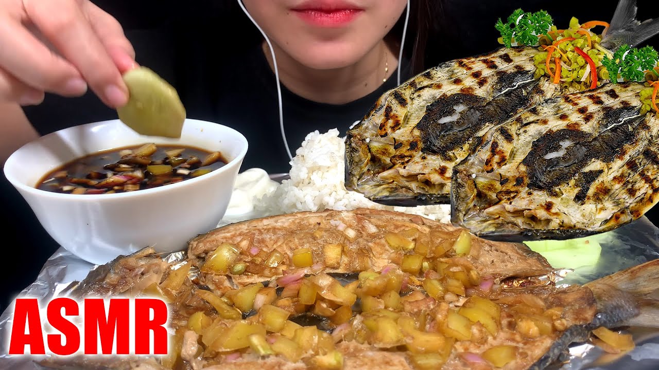 SINUGBA | Inihaw na Boneless Bangus🐟😋 | Mukbang ASMR | Mukbang ...