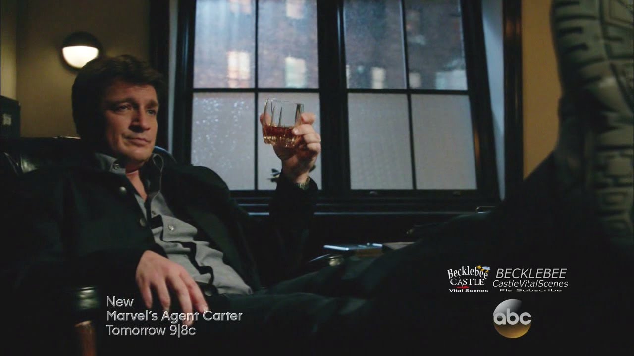 Castle 7x11 "Castle, P.I." (HD) Gates Kicks Castle Out Beckett Brings ...