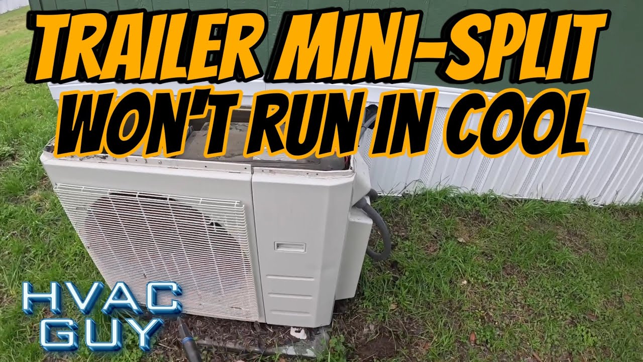 MPN Mini-Split On A Trailer With Issues! #hvacguy #hvaclife - YouTube