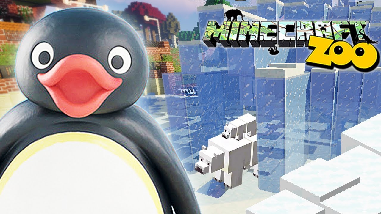 IGLU DO PINGU = MINECRAFT ZOO #16 (MODPACK 1.12.2) - YouTube