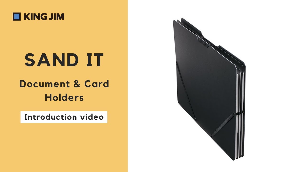 "SAND IT" Document Holders and Card Holders | Introduction Video - YouTube