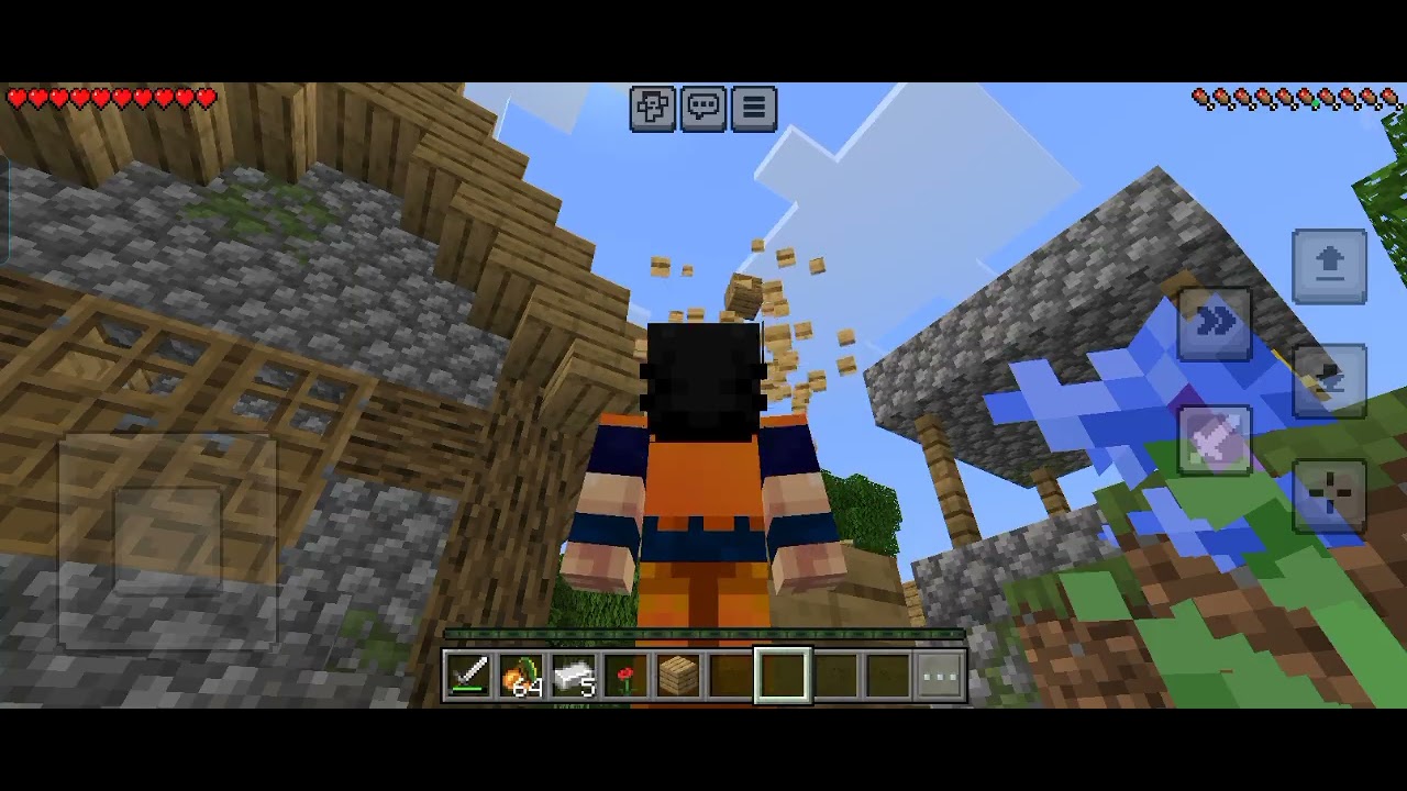 2 segundo juego en minecraft skin dragon Ball soy dominic dagar - YouTube