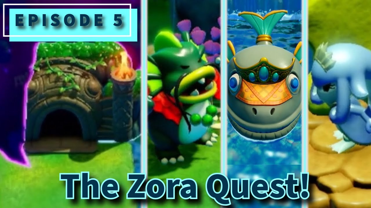 Helping the Sea and River Zora! | Episode 5 | Echoes of Wisdom blind ...