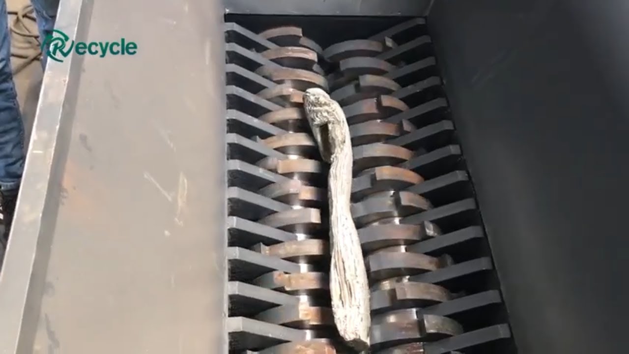 Metal Shredding Machine for Aluminum Copper Radiator Double Shaft ...