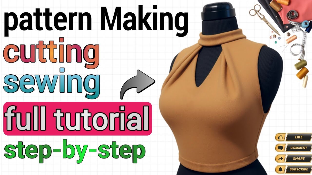 Pattern Making & Draping Tutorial | Complete Fashion Design Course ...