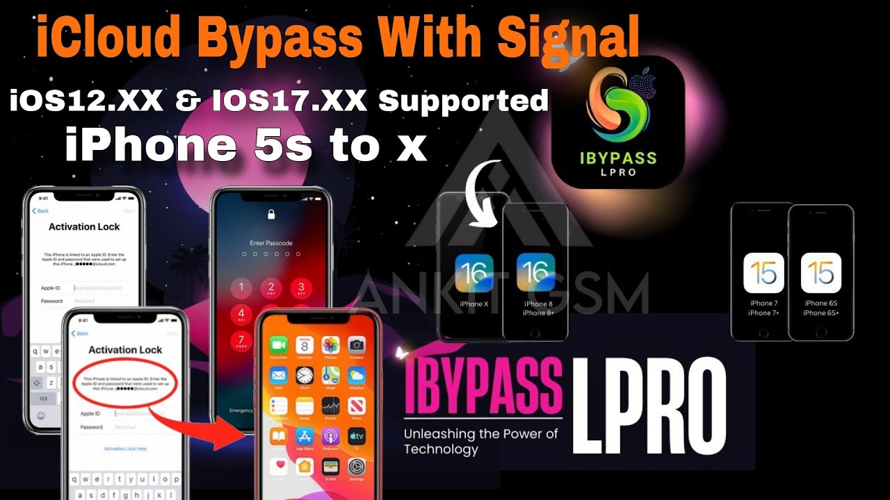 iBypass LPro Hello iCloud Bypass iPhone 5s to X With Signal iOS12.XX & IOS17.XX Supported - YouTube