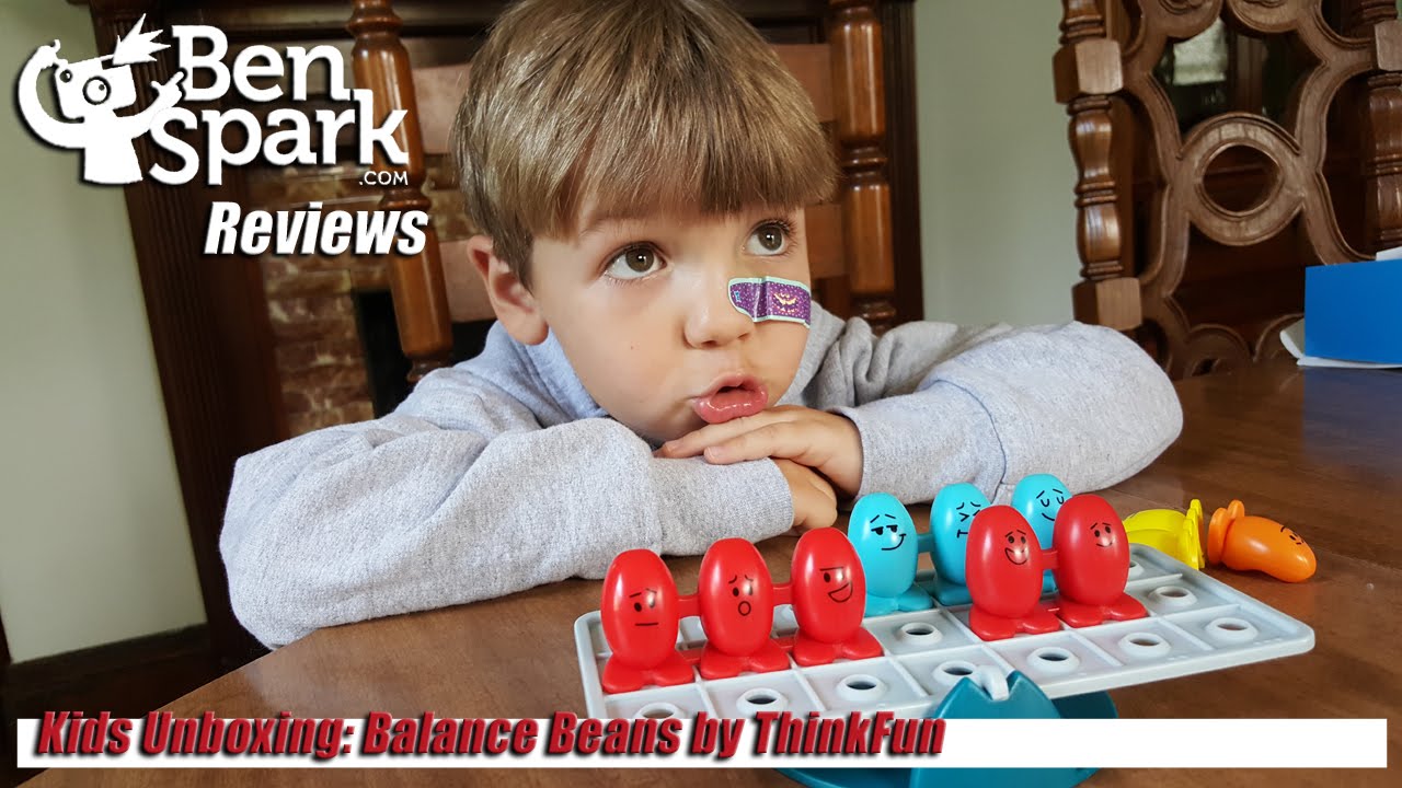 Kids Unboxing: Balance Beans by ThinkFun - YouTube
