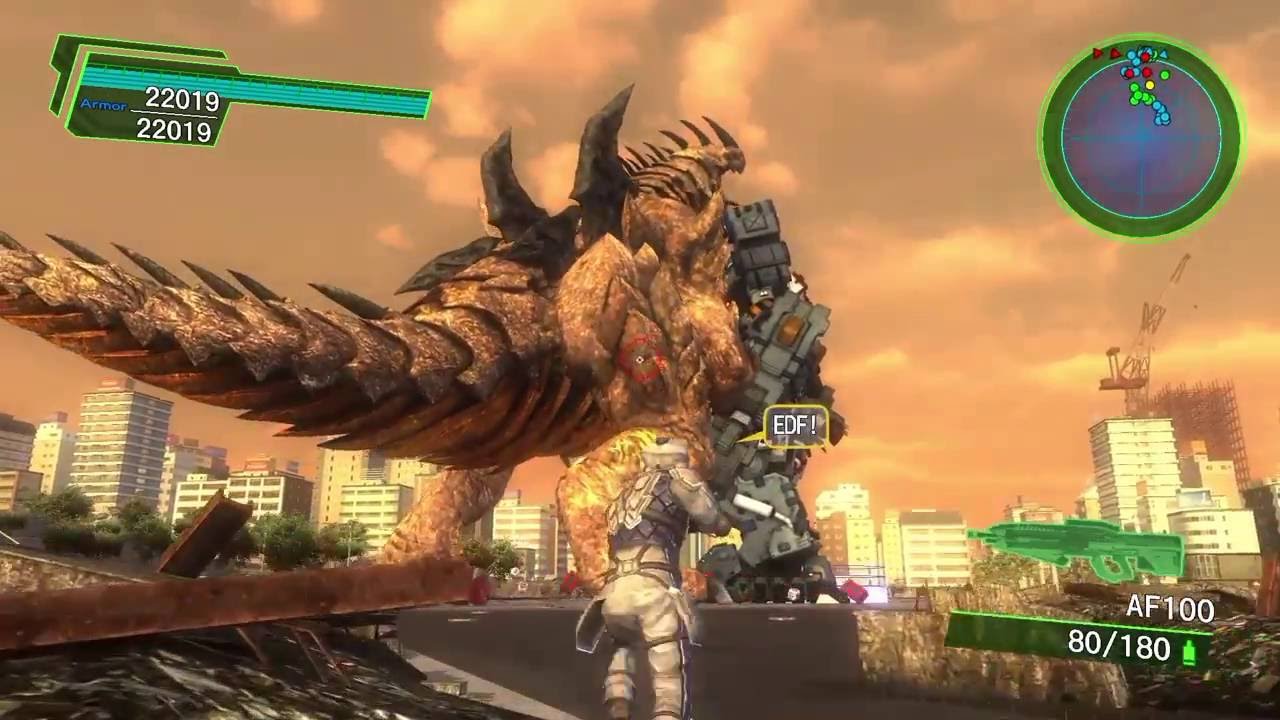 EDF Earth Defense Force 4.1 Mission 53 Crash [no Balam] Ranger Inferno ...