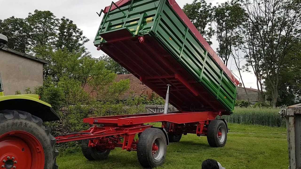 Próba przed zniwami Class 567 atz z przyczepą Krone 16 t. - YouTube