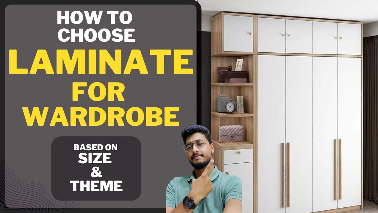 How to choose laminate for your wardrobe according to size and design ...