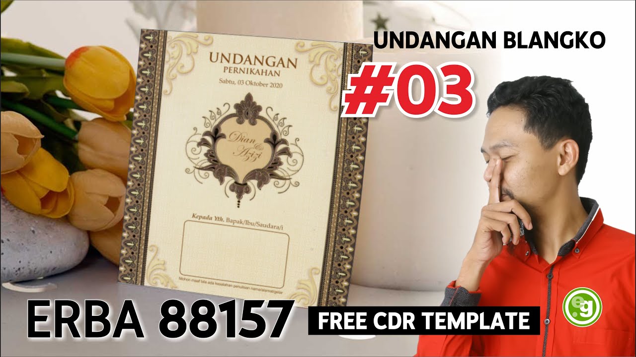 #3 UNDANGAN BLANGKO ERBA 88157 - Free Template CDR - Edukasi Grafis ...