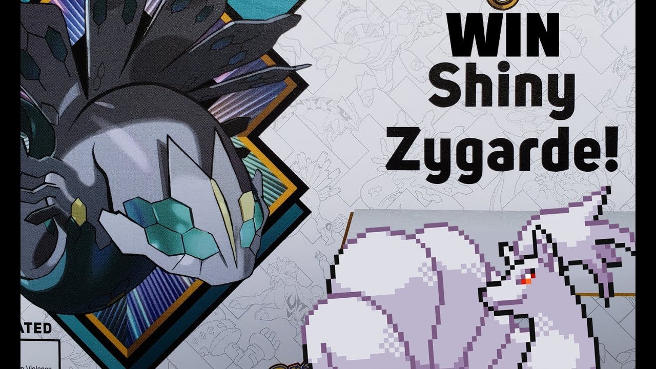 Win a Shiny Zygarde Code! 4,000 Subscriber Special! How to Redeem ...