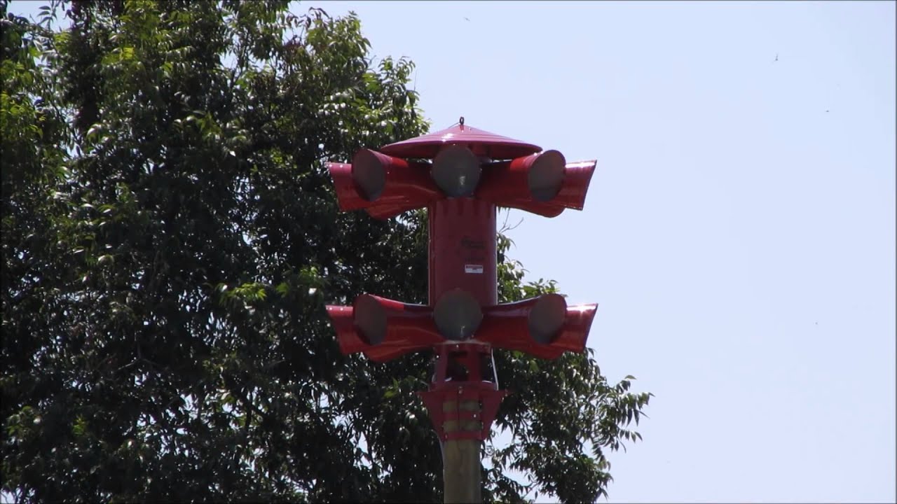Sentry 16V1T-B Siren Test - Lumpkin, GA 7/18/15 - YouTube