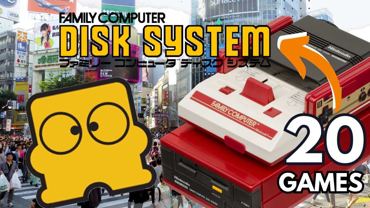 20 💾 FAMICOM DISK system games | ⛩️ The FUTURE storage device before ...