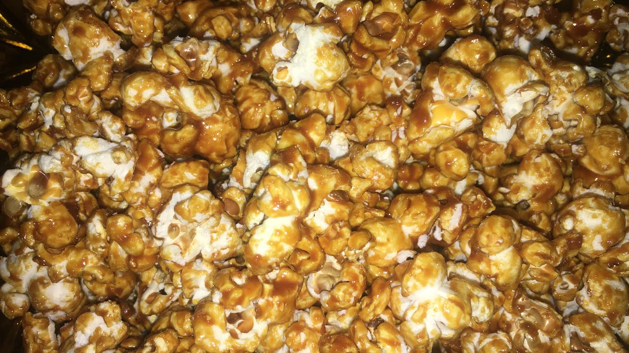 فشار بالكراميل 🍿طريقة سهلة يحضر قي دقائق يعجب الصغار و الكبار مع لذة يا ...