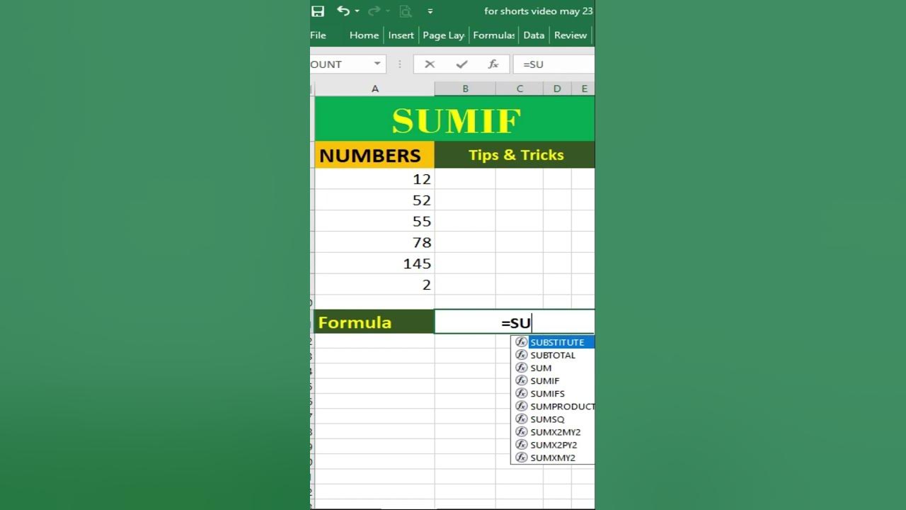 Excel Tips Andtrick Exceltricks Exceltutorial Excelformula Exceltricksexcelformul Excel