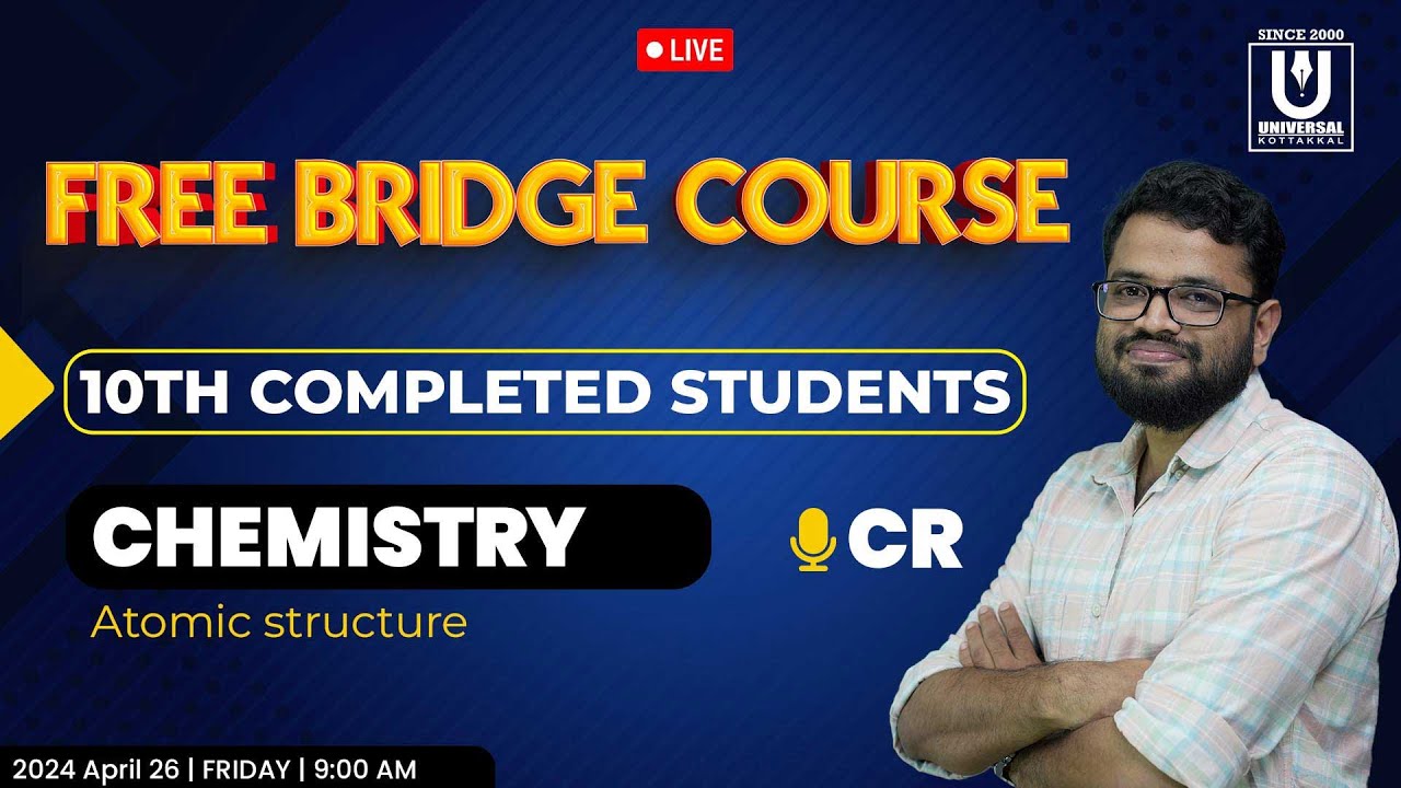 Bridge 2024 Live 05 | CHEMISTRY | ATOMIC STRUCTURE - YouTube