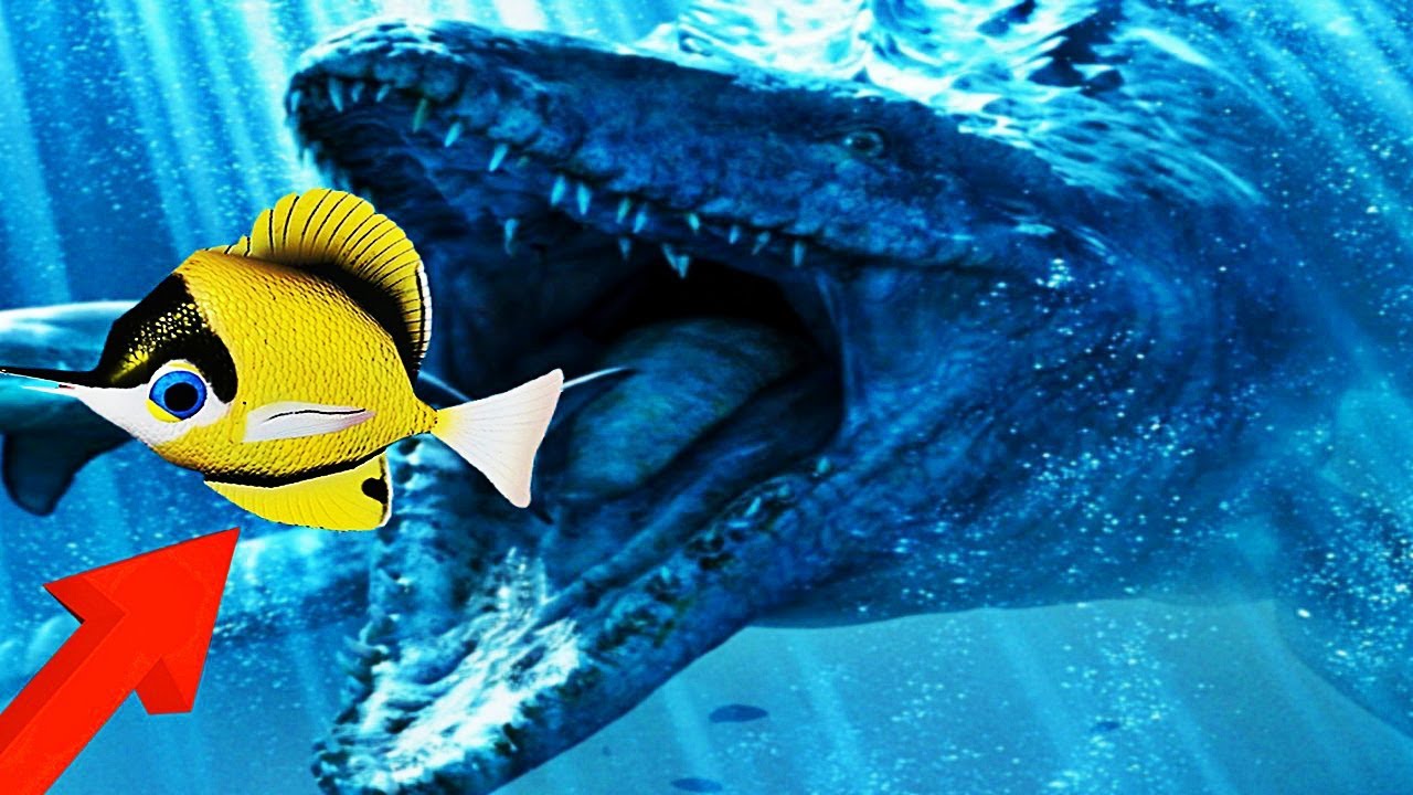 MANGÉ PAR L'IMMENSE MOSASAURUS ! | Feed and Grow: Fish ! - YouTube