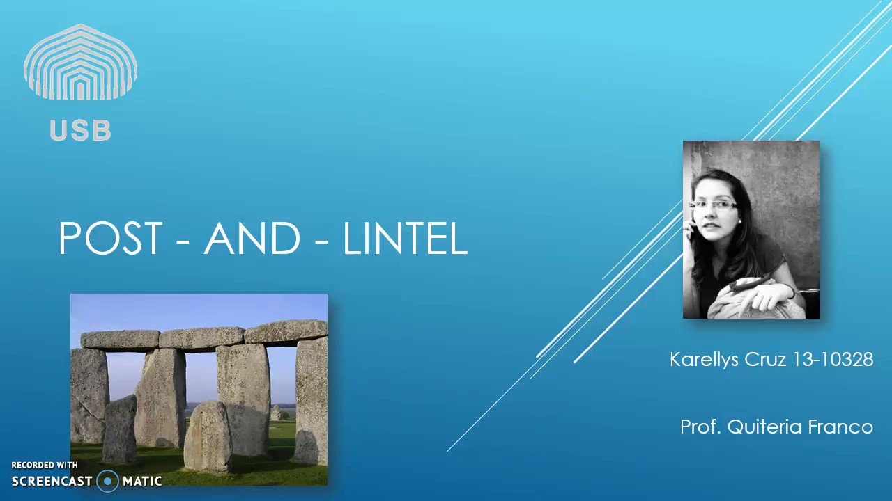 POST-AND-LINTEL - YouTube