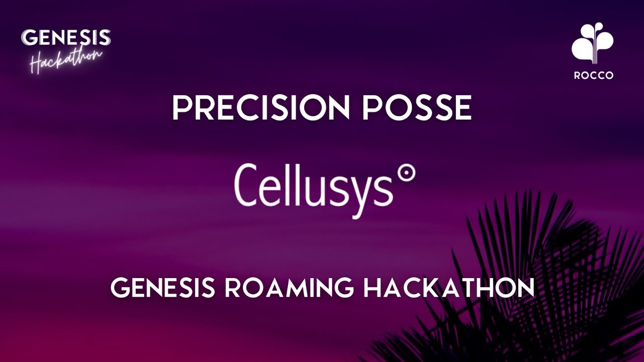 Genesis Roaming Hackathon - Cellusys - Precision Posse - RoamBot ...