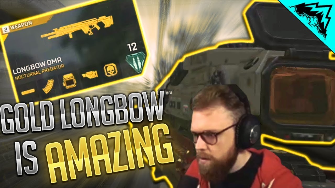 GOLD Longbow is AMAZING! - Apex Legends - YouTube