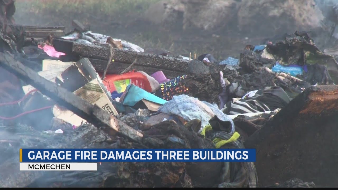 No one injured in McMechen garage fire - YouTube